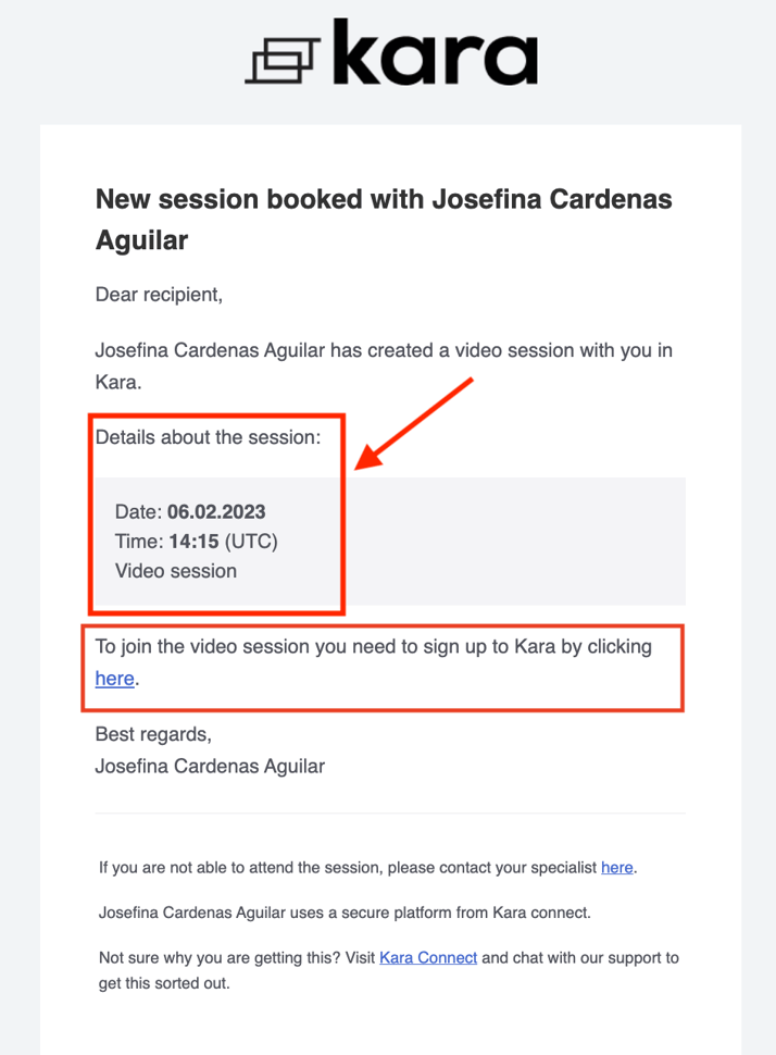I am having issues joining an online video session. What should I do?